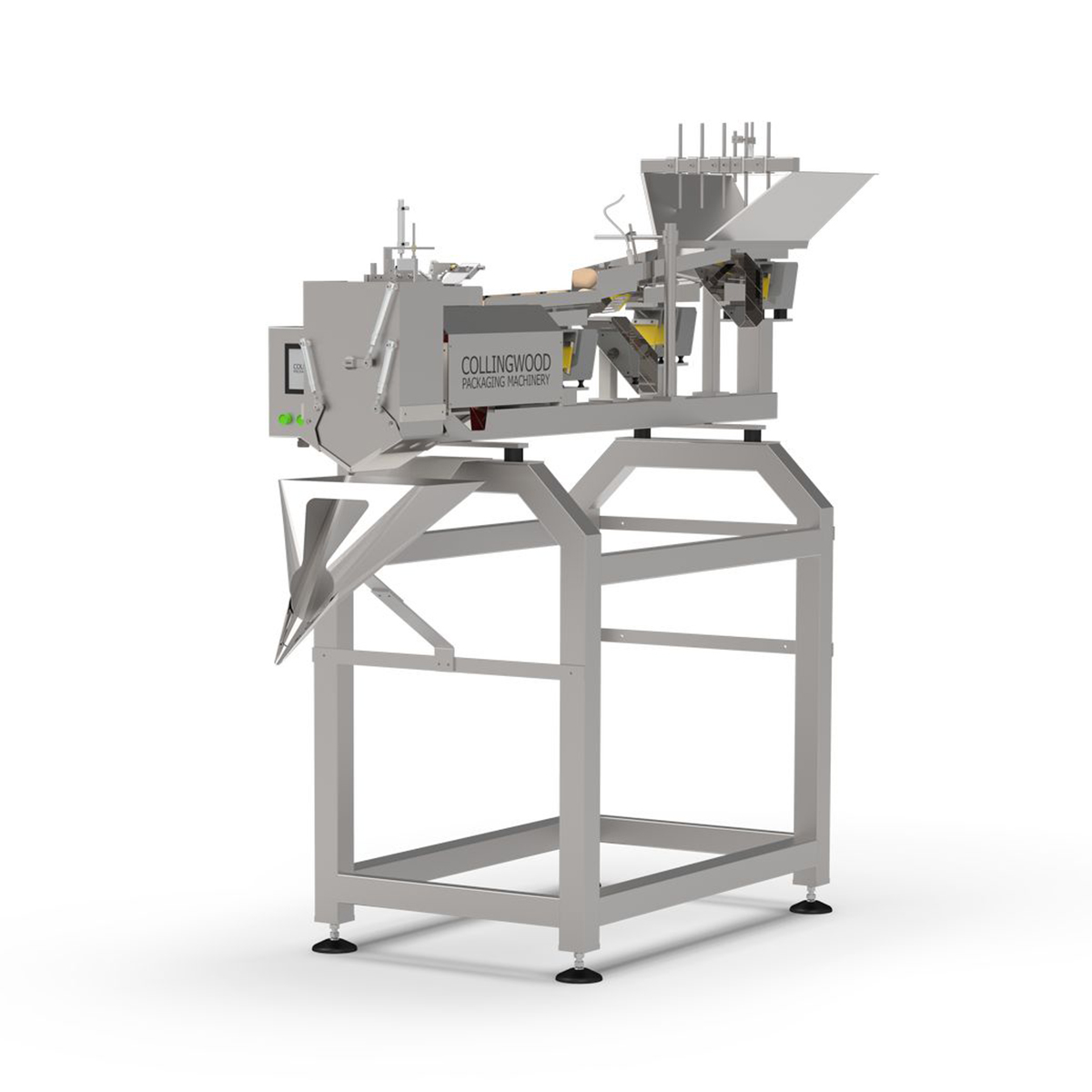 Contadora de piezas CTU con recipiente doble con trampillas